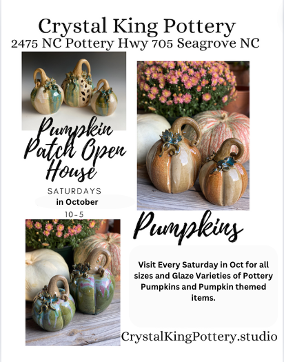 Crystal King Pottery – Potters' Pumpkin Patch